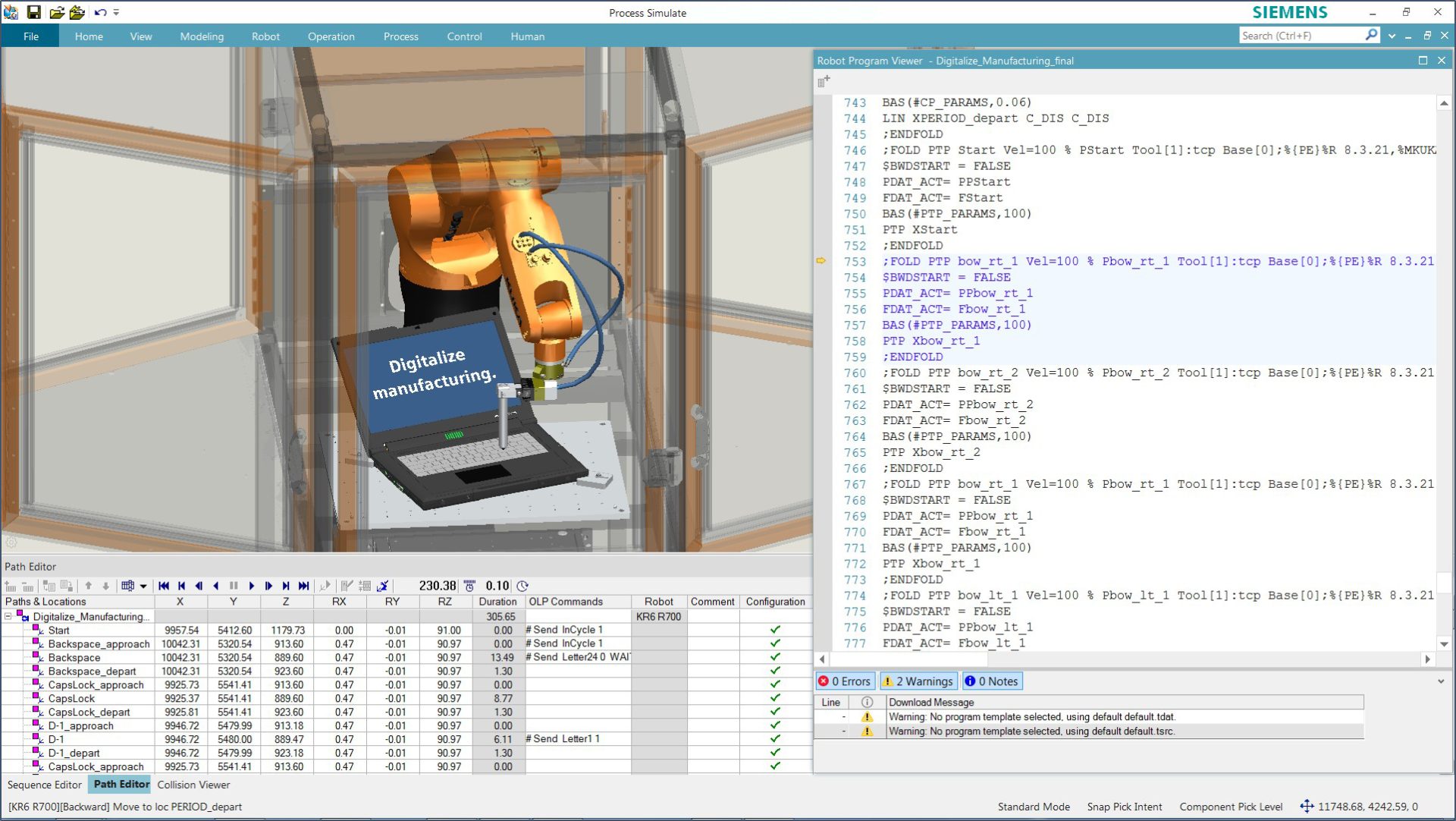 Production Cells or Lines - Process Simulate - Parmley Graham