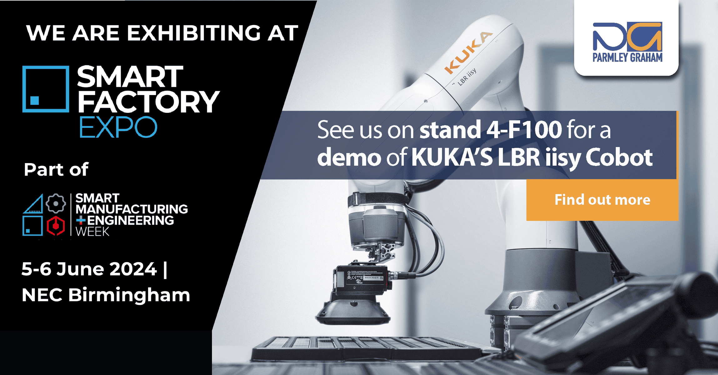 SMART FACTORY EXPO 2024 - we're exhibiting! - Parmley Graham