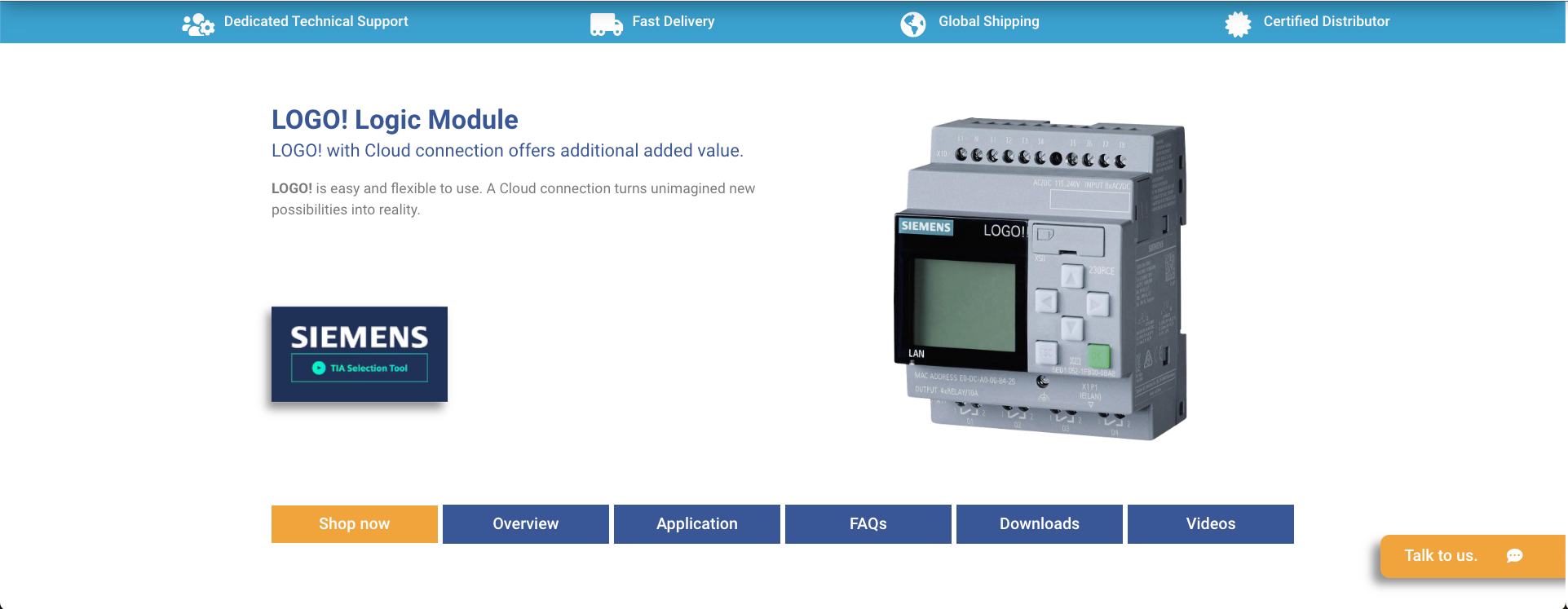 Siemens TIA Selection Tool - Parmley Graham