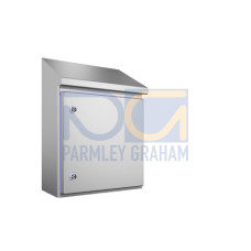 AE Compact enclosure, WHD: 380x380x210 mm, Stainless steel 1.4301 ...